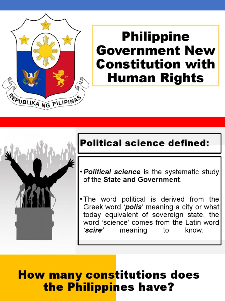 Philippine Government New Constitution With Human Rights | PDF
