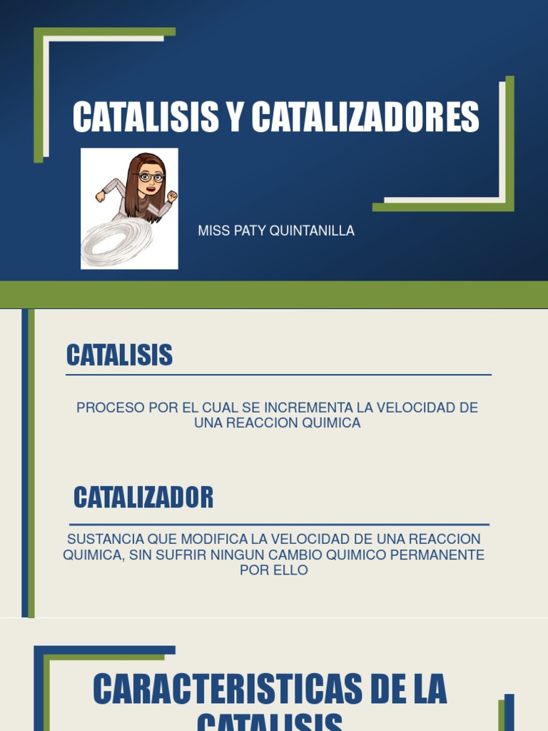 Catalisis y Catalizadores | PDF | Catálisis | Enzima