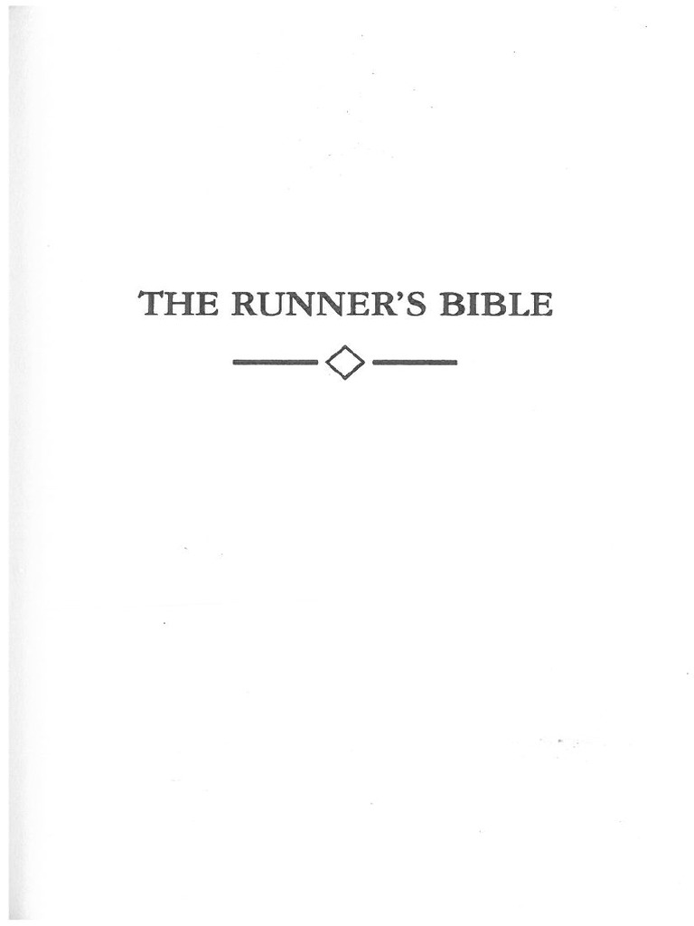 The Runners Bible PDF | PDF