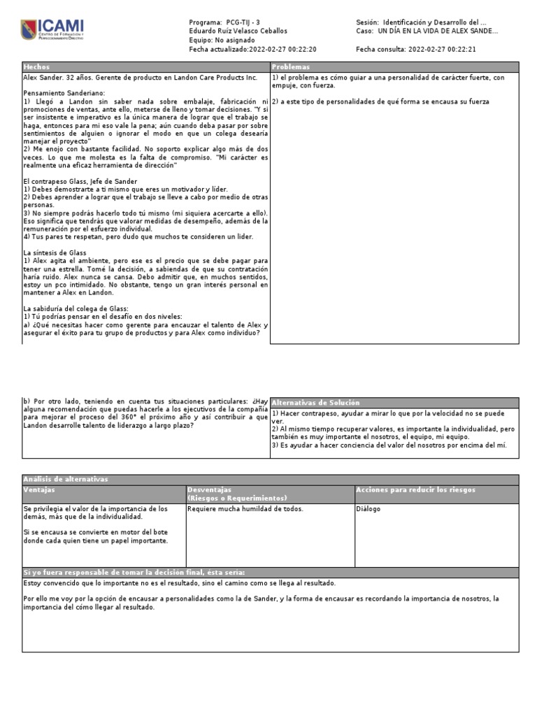 Un - Da - en - La - Vida - de - Alex - Sander e 2022 | PDF
