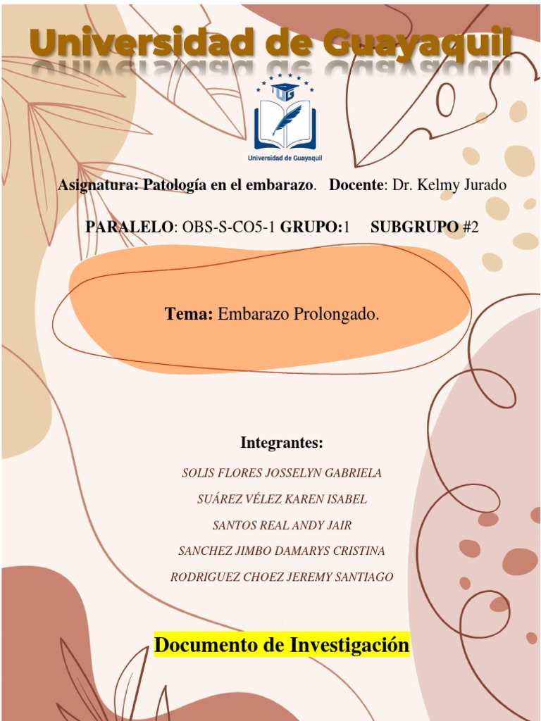 Manejo del Parto Podálico en Embarazo Prolongado | PDF | Parto | El ...