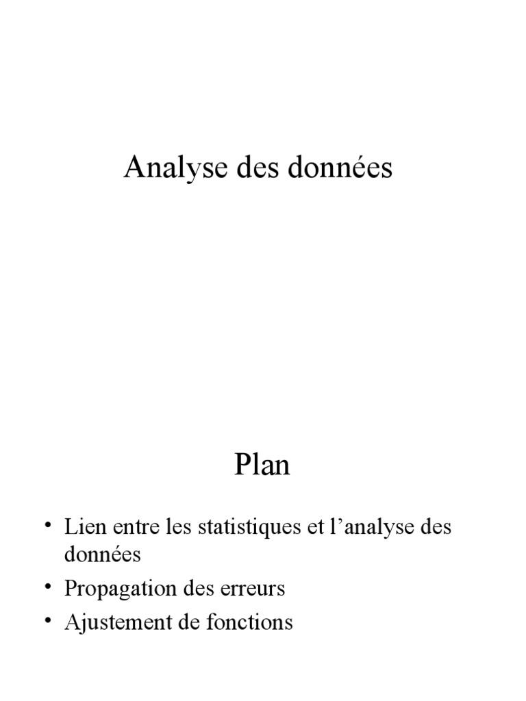 Stat2 Analyse | PDF | Méthode des moindres carrés | Théorie de l'estimation