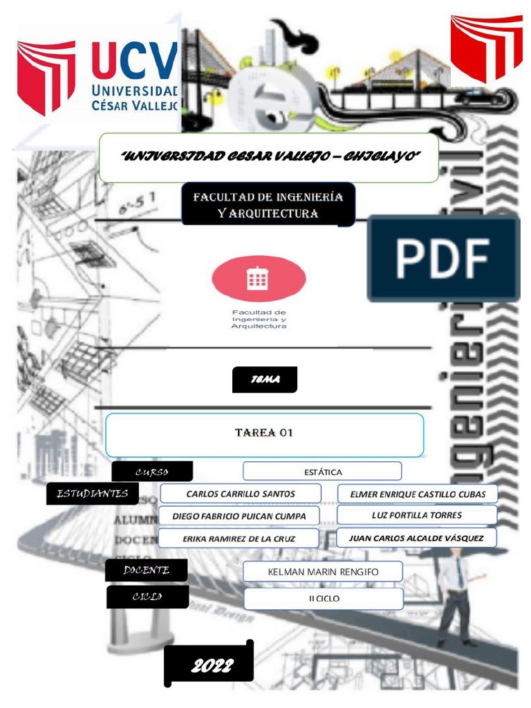 Tarea 02 Estatica | PDF
