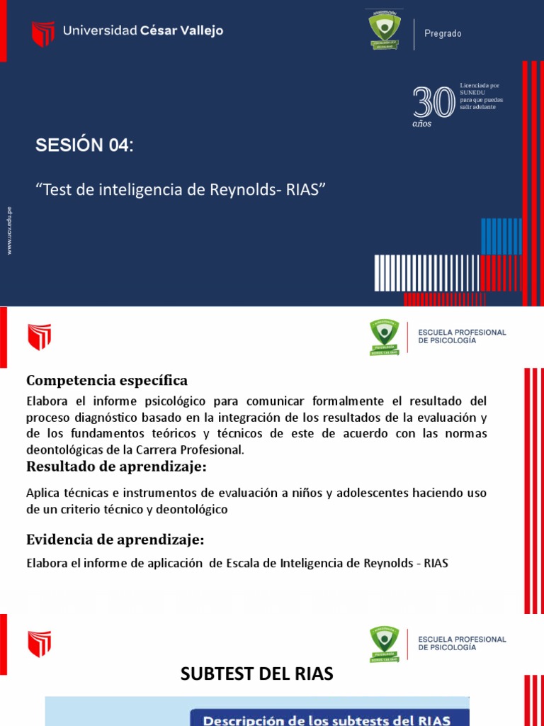 Análisis e interpretación de los resultados del Test de Inteligencia de ...