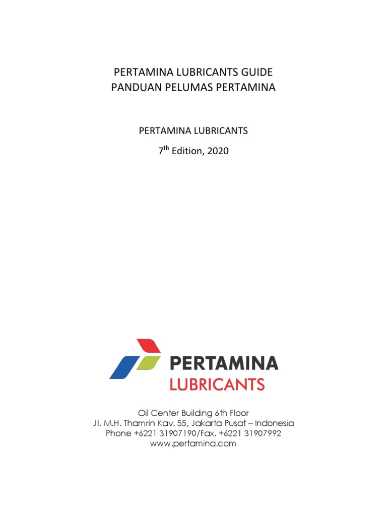 Lube Guide Version 7 (2020) | PDF