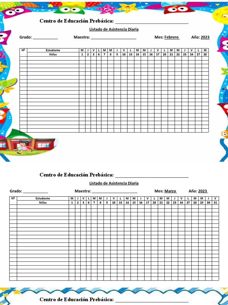 Asistencia Diaria | PDF