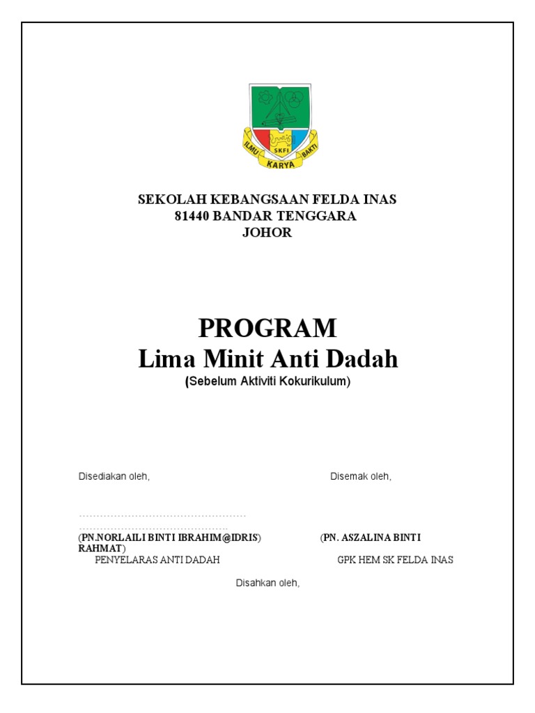Buku 5 Minit Anti Dadah | PDF