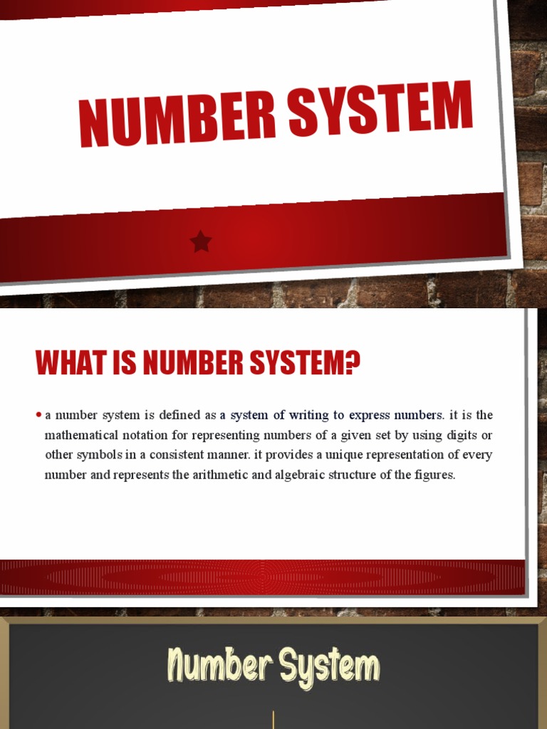 Number System | PDF | Elementary Mathematics | Lexicology