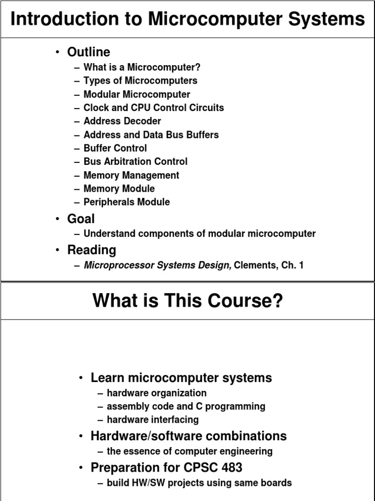 Understanding Microcomputer Basics | PDF | Random Access Memory | Computer Memory