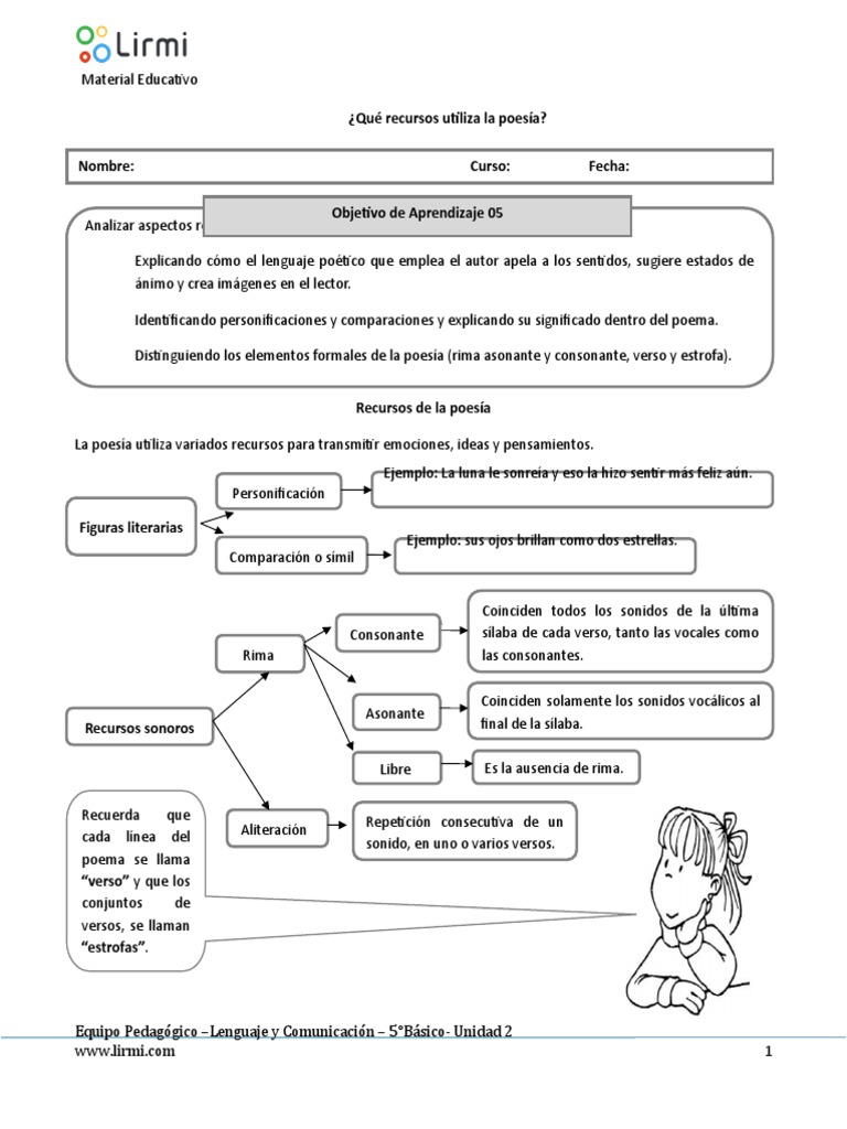 Figuras Literarias en Poemas Educativos | PDF | Poesía | Rima