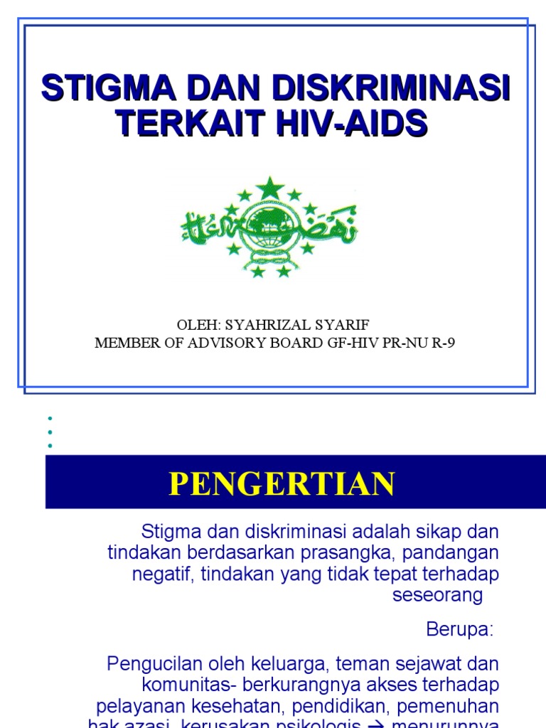 Mengatasi Stigma HIV-AIDS di Indonesia | PDF | Ilmu Sosial