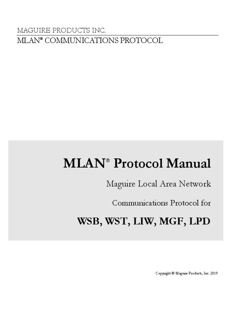 Maguire Mlan-Protocol-File-File | PDF | Electrical Connector | Computer Engineering