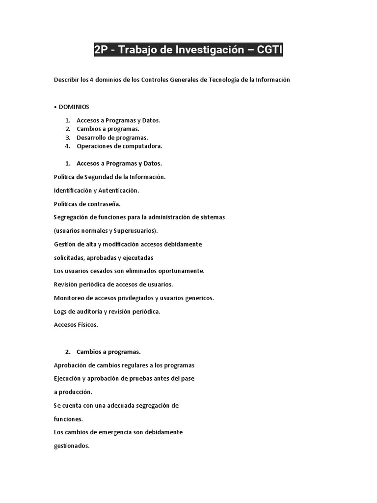 TRABAJO DE INVESTIGACIÓN 4 DOMINIOS - Karen Blanca Quiroga Calcina | PDF | Informática | Tecnología