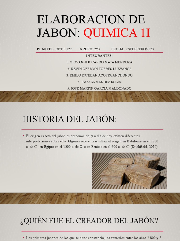 Elaboracion de Jabon | PDF | Jabón | Petróleo