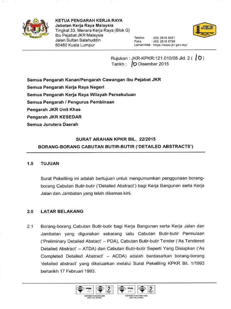 Sakpkr2215 - NOTA PDA ATDA ACDA | PDF