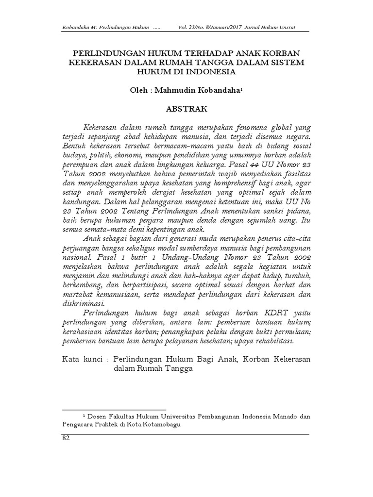 kr_hukum,+7.+PERLINDUNGAN+HUKUM+TERHADAP+ANAK+KORBAN+KEKERASAN+DALAM+RUMAH+TANGGA+DALAM+SISTEM ...