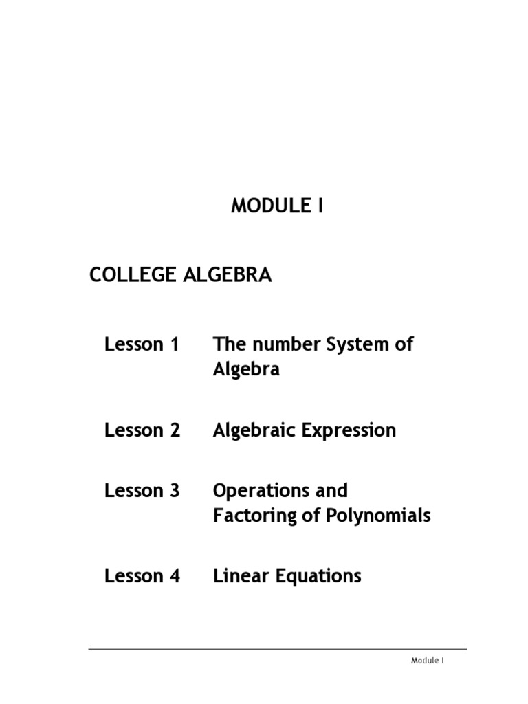 Module I (Geec 107) | PDF | Factorization | Division (Mathematics)