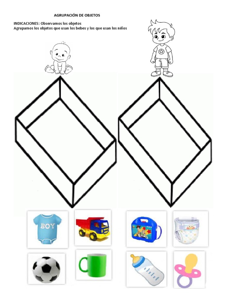 Agrupación de Objetos Bebe y Niños | PDF