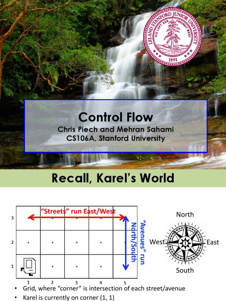 Lectures - Cip3 - Lecture Slides Control Flow Karel - File | PDF | Control Flow | Systems ...