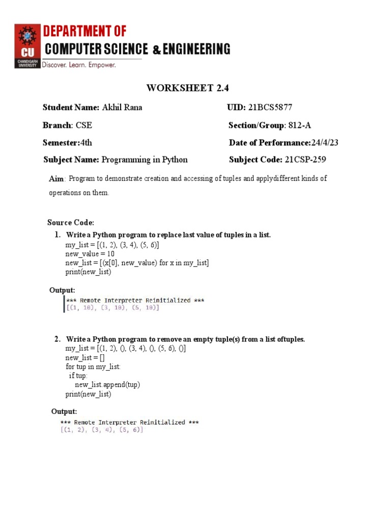 Worksheet 2.4.py - Ak | PDF