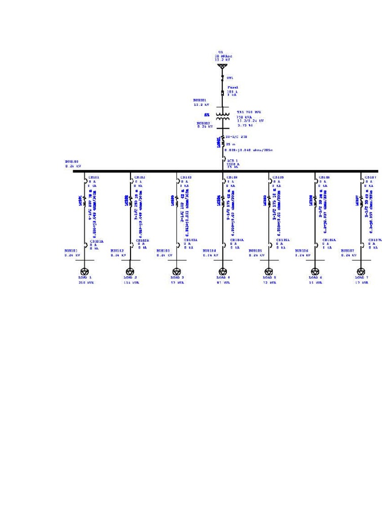Short Circuit Manual Calculation V2.0 | PDF | Electrical Engineering | Physical Quantities