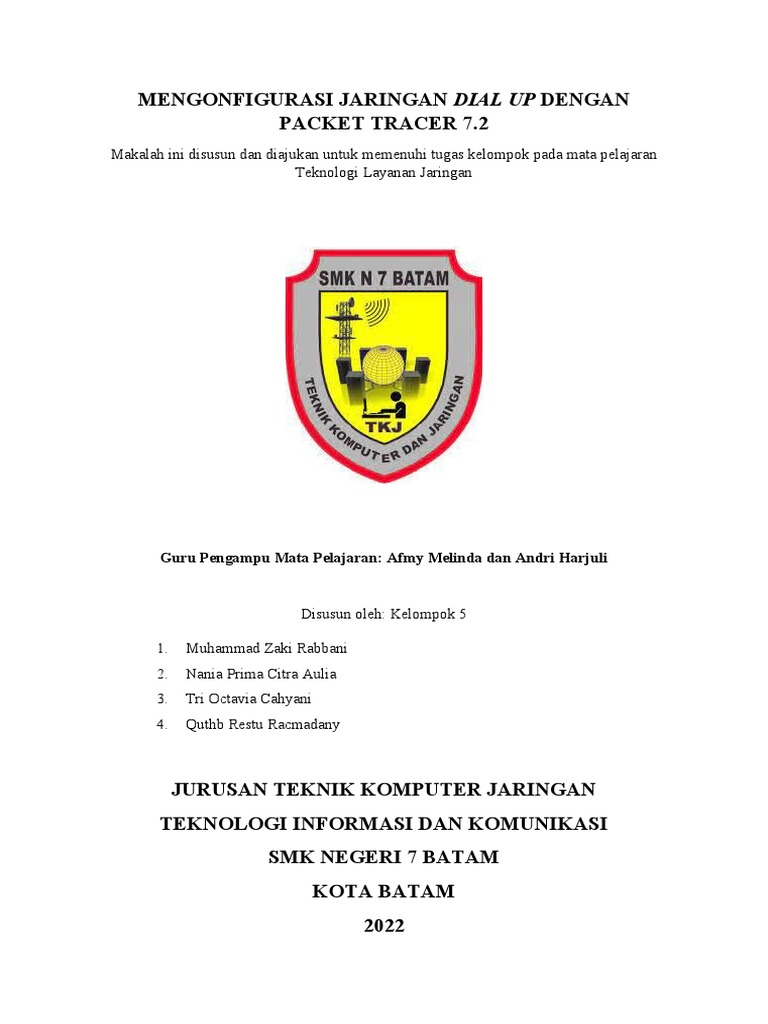 Makalah Projek 1 TLJ Klp.5 Revisi | PDF Makalah Projek 1 TLJ Klp.5 Revisi | PDF