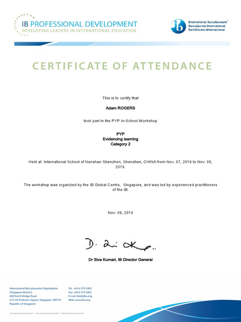 8 Adam - Pyp Evidencing Learning Cat 2 | PDF 8 Adam - Pyp Evidencing Learning Cat 2 | PDF