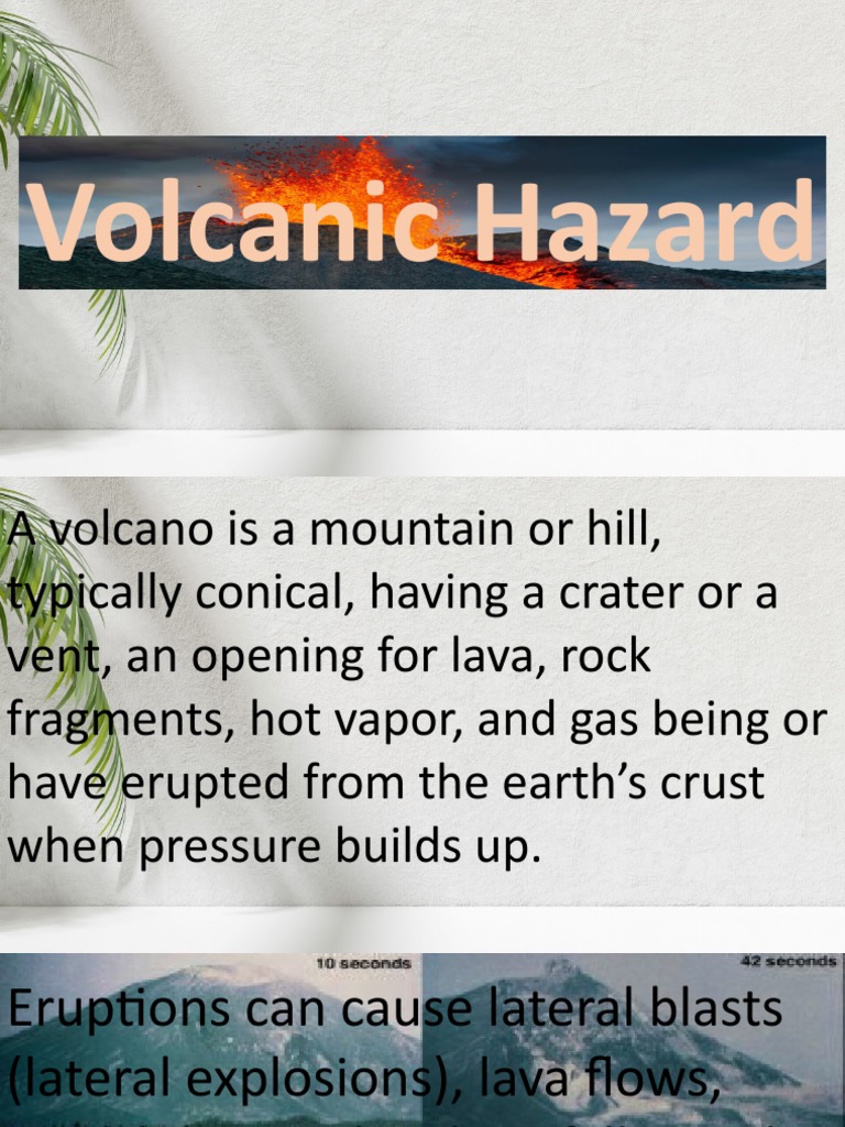 Volcanic Hazard | PDF | Volcano | Types Of Volcanic Eruptions