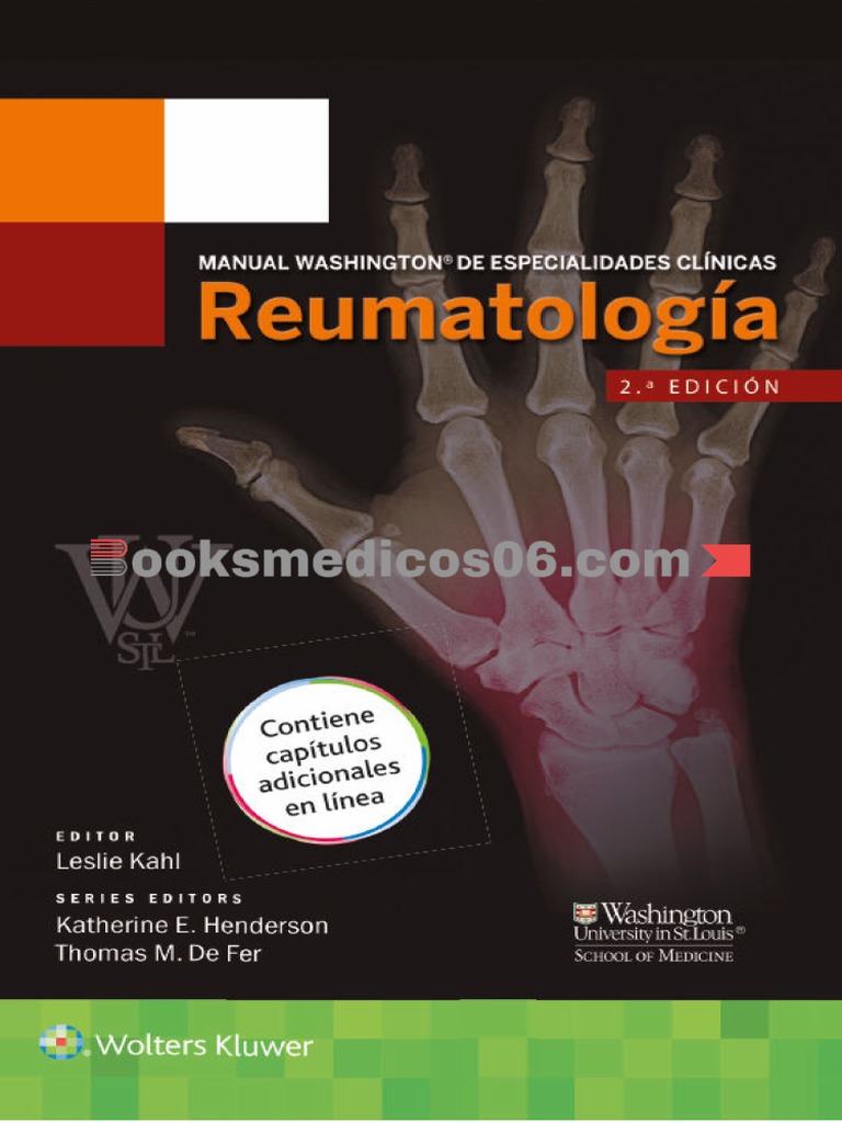 Manual Washington de Especialidades Clínicas. Reumatología WWW - Booksmedicos06.com FB ...