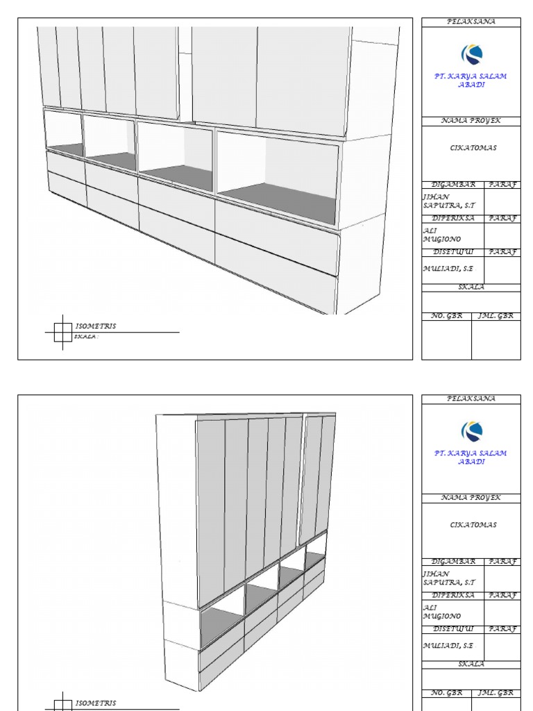 Revisi Lemari Office | PDF