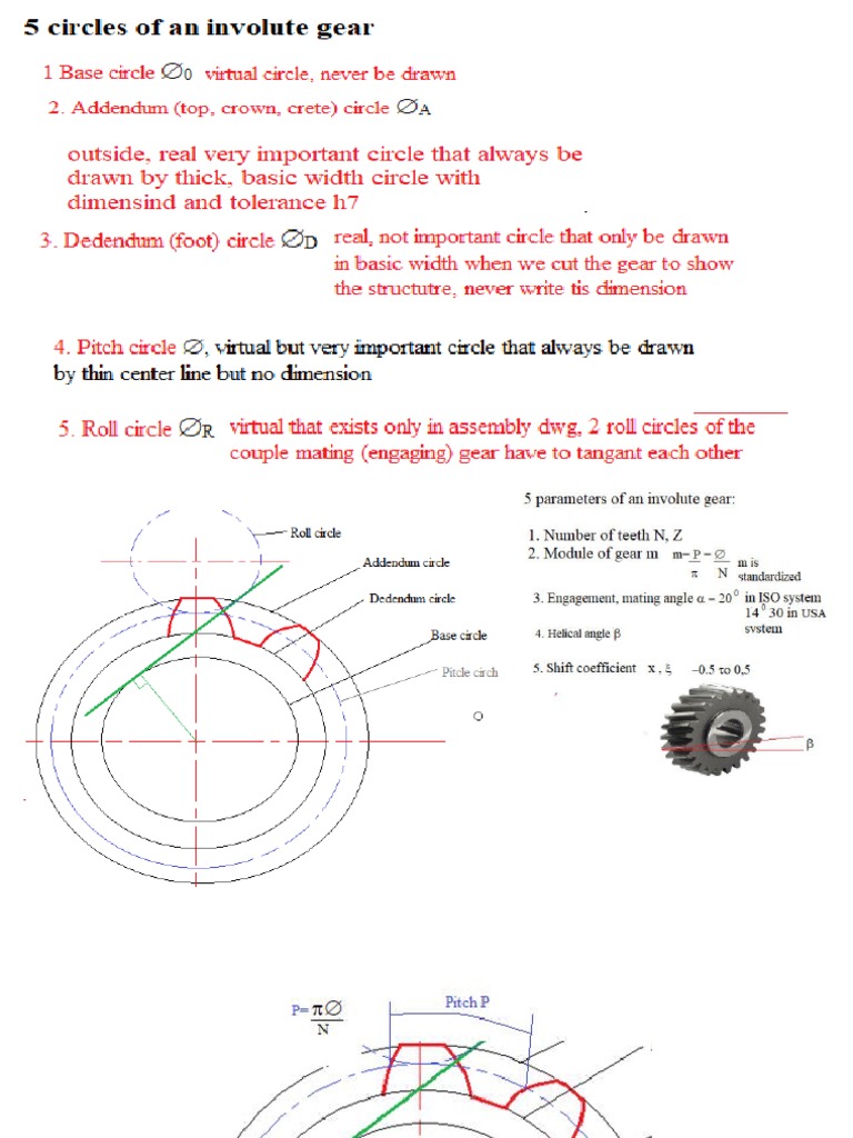 Week 5 How To Draw An Assembly Drawing of A Couple of Spur Bevel Gear ...