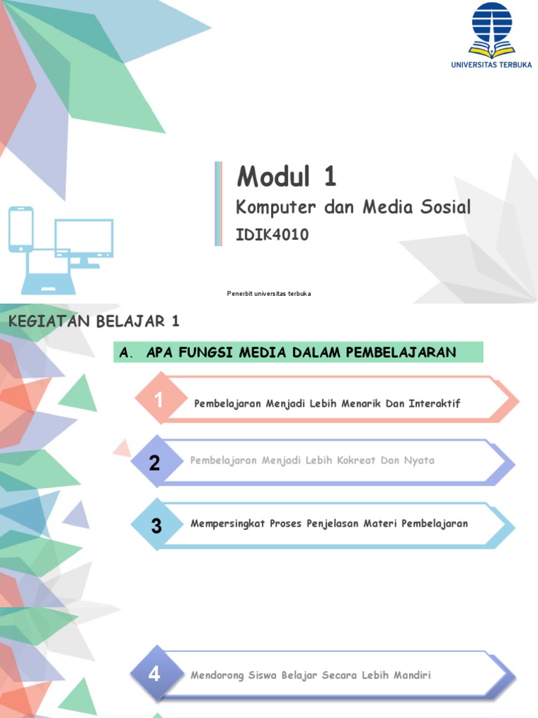 Komputer Dan Media pembelajaran-PowerPoint-Template (1) (Autosaved) | PDF