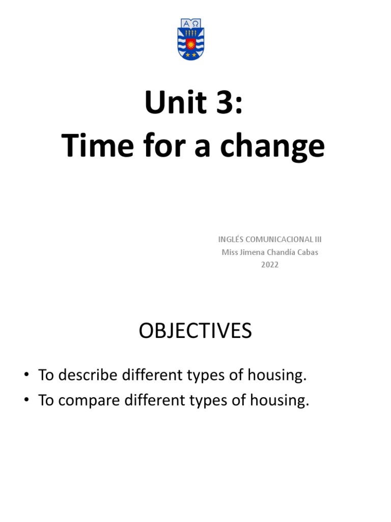 Unit 3 Time For A Change ADECCA | PDF
