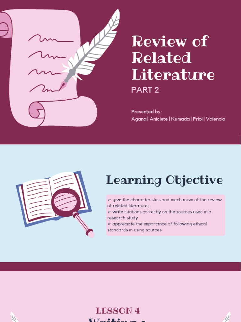 GRP6 RRL Part 2 PPT Goodall | PDF | Plagiarism | Systematic Review