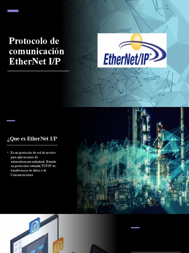 Protocolo de Comunicación EtherNet I | PDF | Red de computadoras | Ethernet