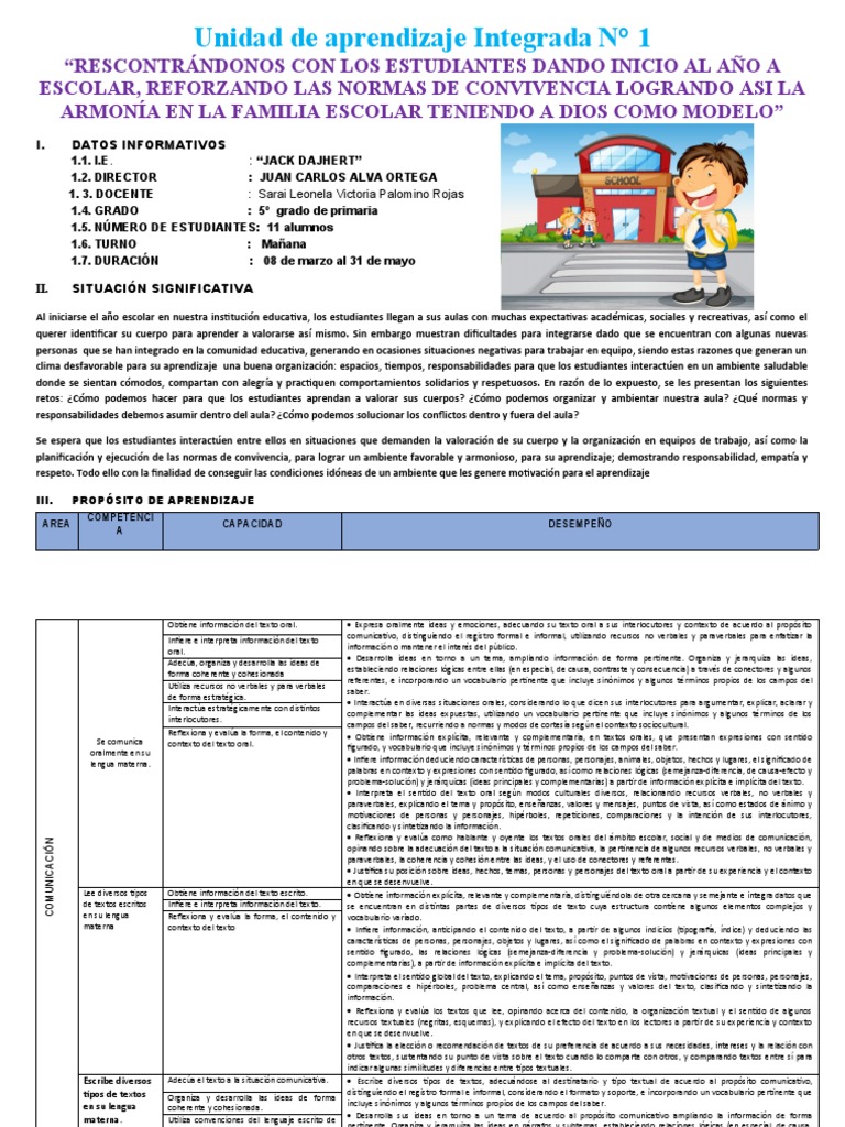 Unidad - de - Aprendizaje 2023 | PDF | Investigación cuantitativa | Comunicación