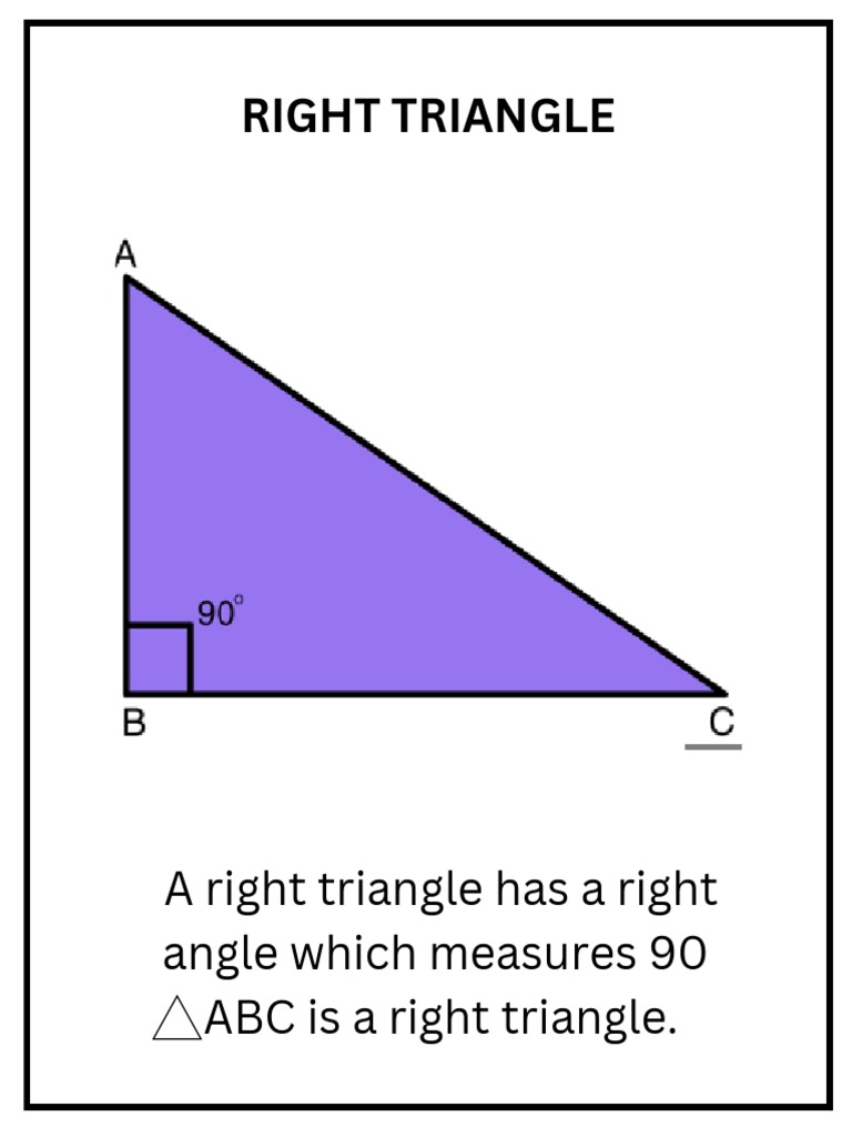 Classification and Properties of Common Triangles | PDF