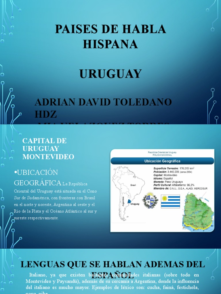 Idiomas y Cultura de Uruguay | PDF