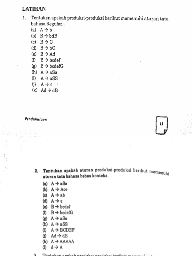 Soal TBO - NFA DFA | PDF Soal TBO - NFA DFA | PDF