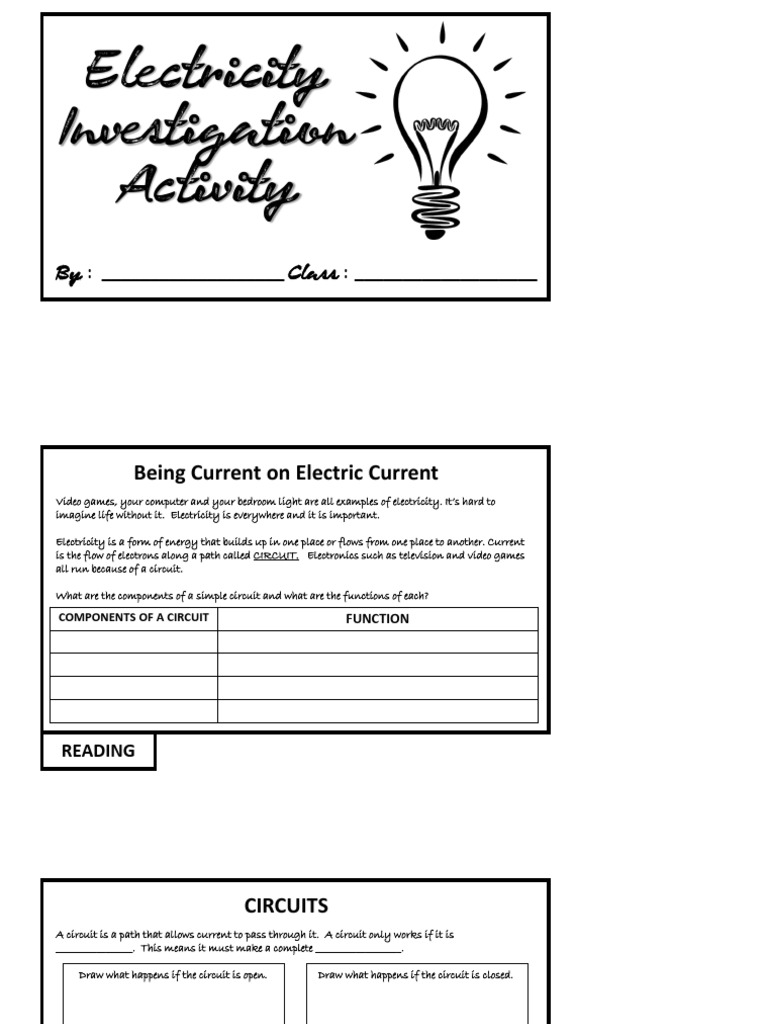 Electricity Booklet 2 | PDF | Electricity | Electrical Conductor