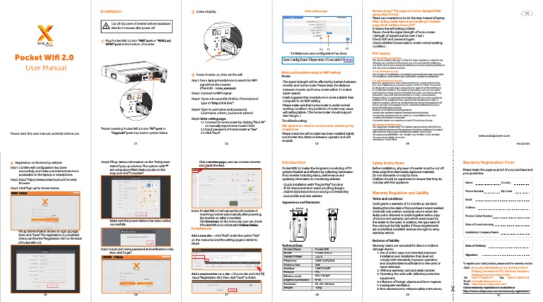 Pocket WiFi 2.0 User Manual | PDF | Wi Fi | Radio