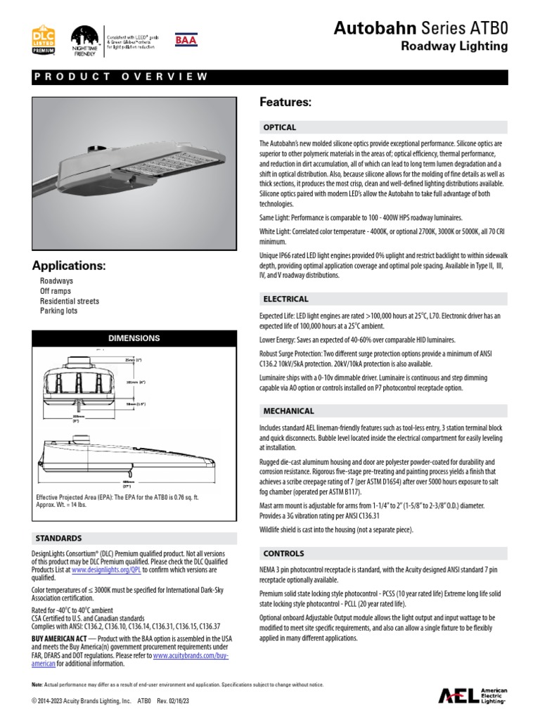 Atb 0 | Download Free PDF | Light Emitting Diode | Lighting