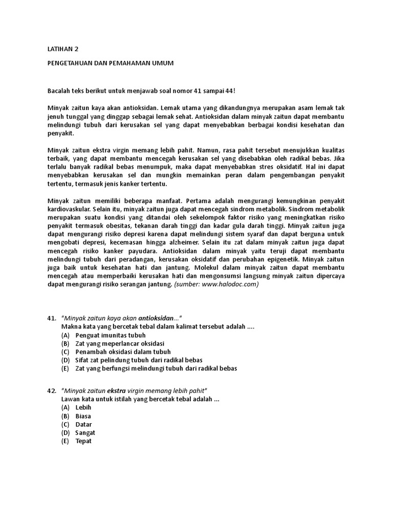 Latihan 2 Ppu PDF | PDF