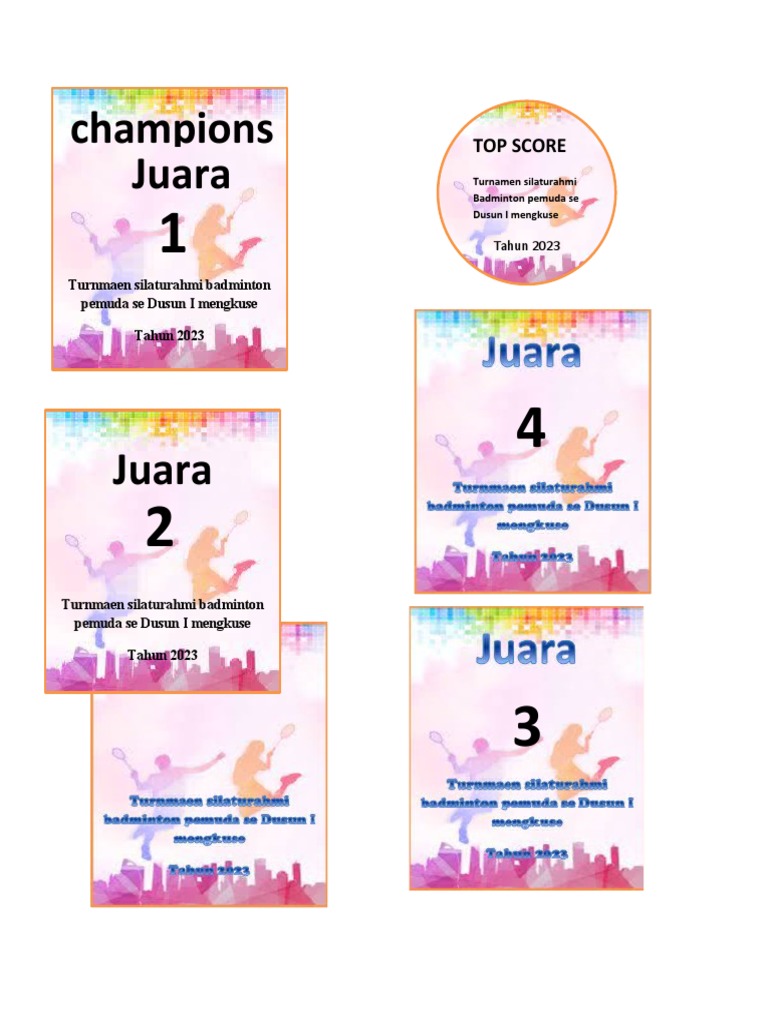 Label Piala | PDF