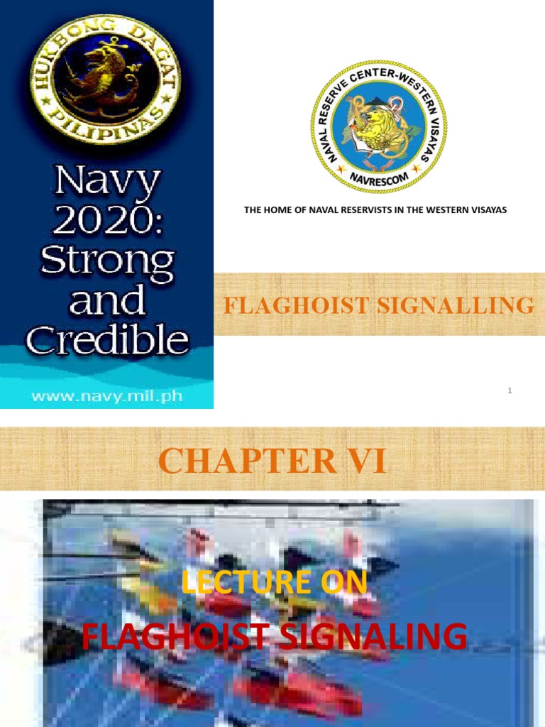 Flag Hoist Signaling | PDF | Flag | Naval Warfare