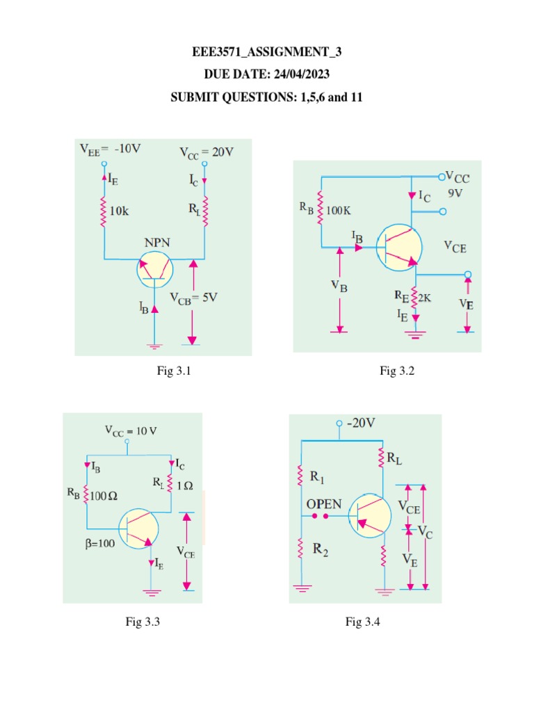 EEE 3571 Assignment 3 | PDF | Science & Mathematics | Technology & Engineering