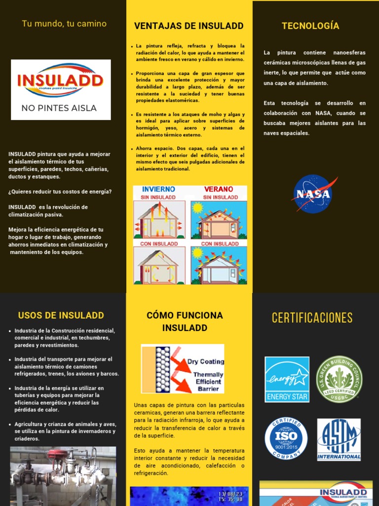 Presentación Insuladd | PDF | Aislamiento térmico | Uso eficiente de ...