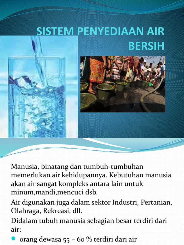 2.sistem Penyediaan Air Bersih | PDF