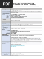 Lesson Plan in Kindergarten Cot | PDF | Lesson Plan | Pedagogy