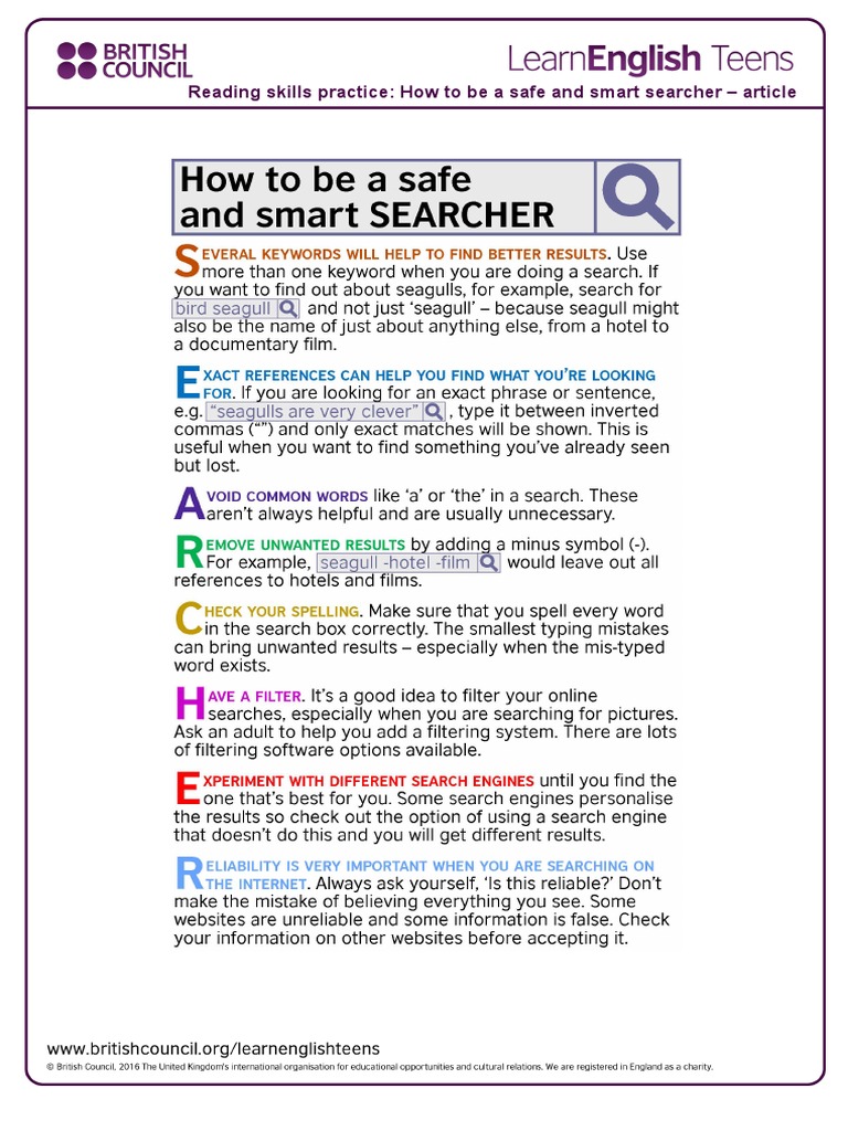 Smart Searching for Safe Browsing | PDF